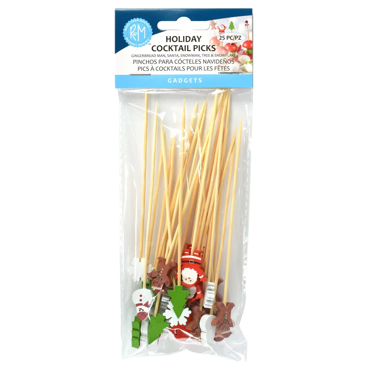 Holiday Cocktail Picks Pack of 25 – Robyn's Cookies & Co